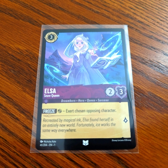 Disney | Toys | Princess Elsa Snow Queen Frozen Disney Lorcana Trading ...